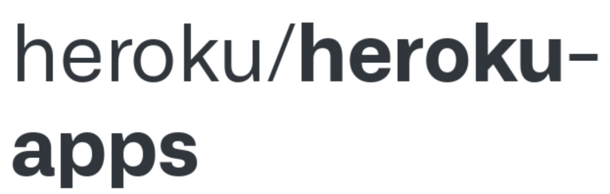 heroku